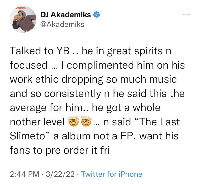 Rapper YoungBoy Never Broke Again To Release New Album 'The Last ...