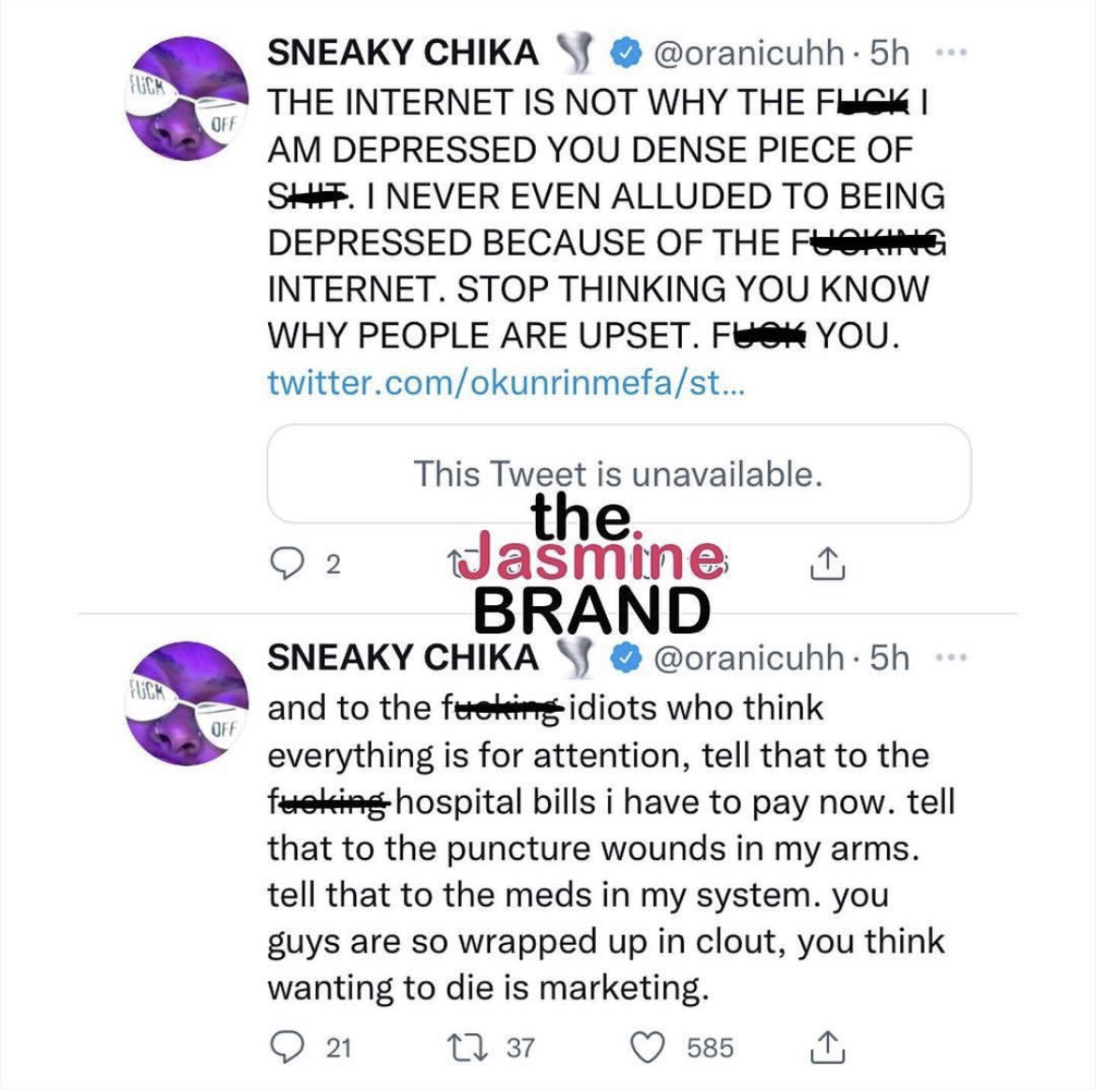 Rapper Chika Addresses Critics Who Question Her Mental Health Struggles ...