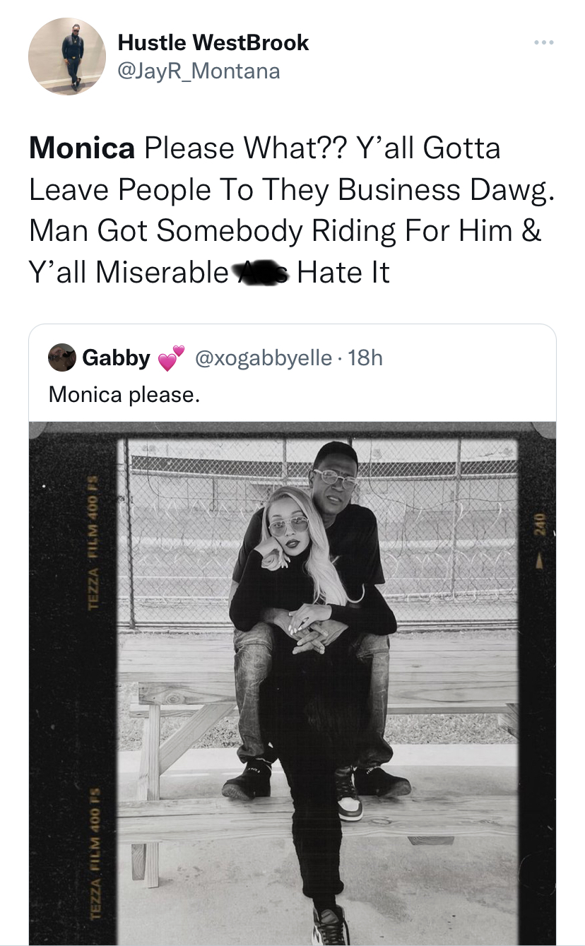 Monica Shares New Photo Visiting C-Murder In Prison [Photo ...