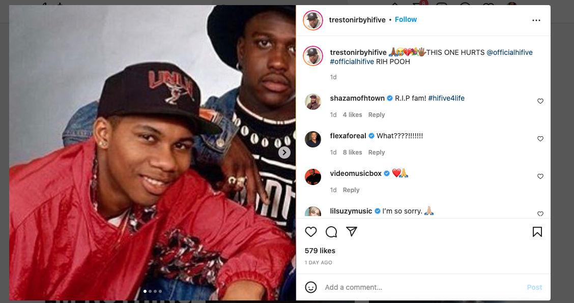 Singer Roderick 'Pooh' Clark Of The Original High-Five Group Passed ...