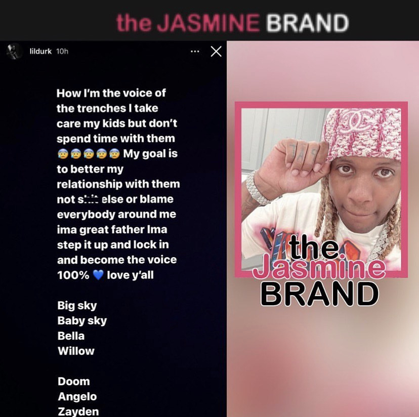 Lil Durk’s Alleged Baby Mother Calls Out The Rapper After Not Including ...
