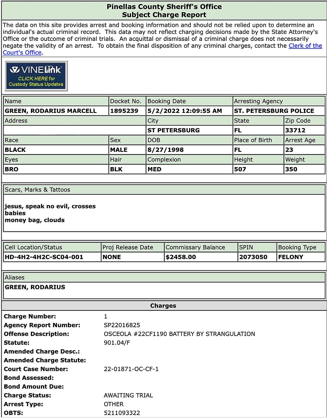 Update: Rod Wave's Attorney Shares Rapper's Battery By Strangulation ...