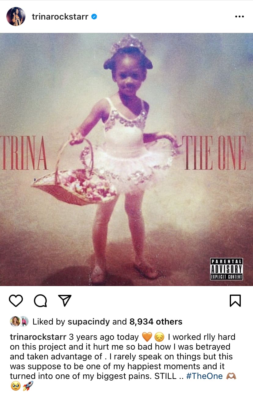 Trina Shares Cryptic Message On Anniversary Of Her ‘The One’ Album: I ...