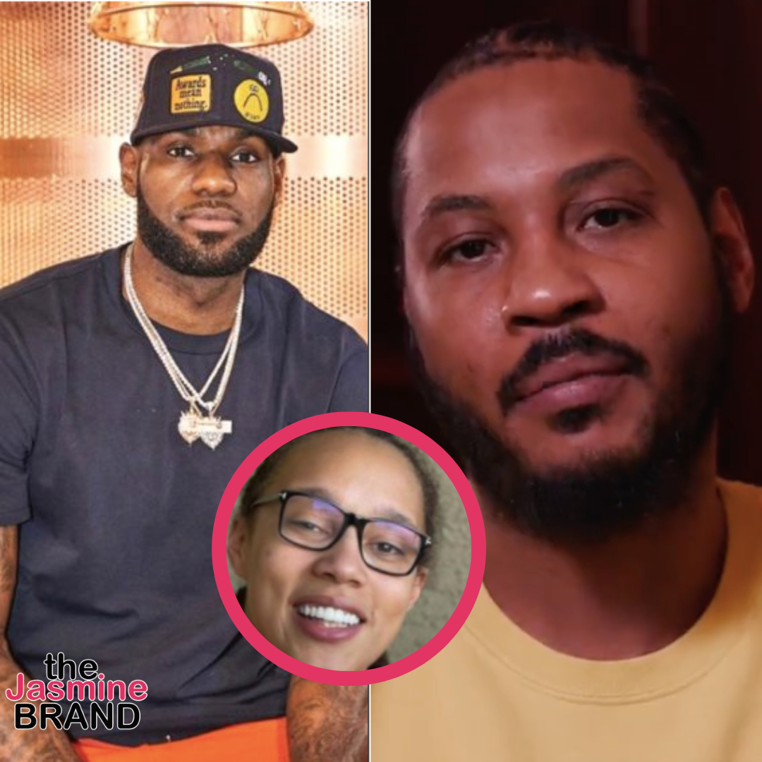 Lakers’ Players LeBron James & Carmelo Anthony Call For Brittney Griner ...