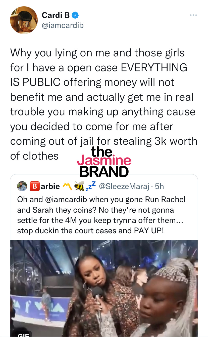 Cardi B Gets Into Heated Argument W/ Nicki Minaj Fan/Alleged Stylist ...