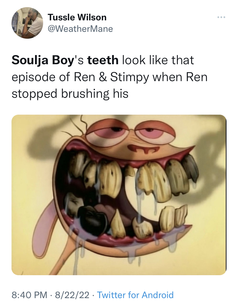 Soulja Boy - Social Media Reacts To His Teeth Before He Got Them Fixed ...