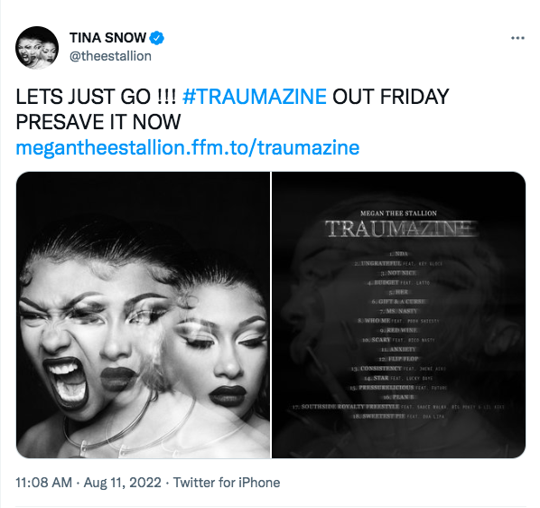 Megan Thee Stallion Announces Her Sophomore Album ‘TRAUMAZINE’ Drops ...