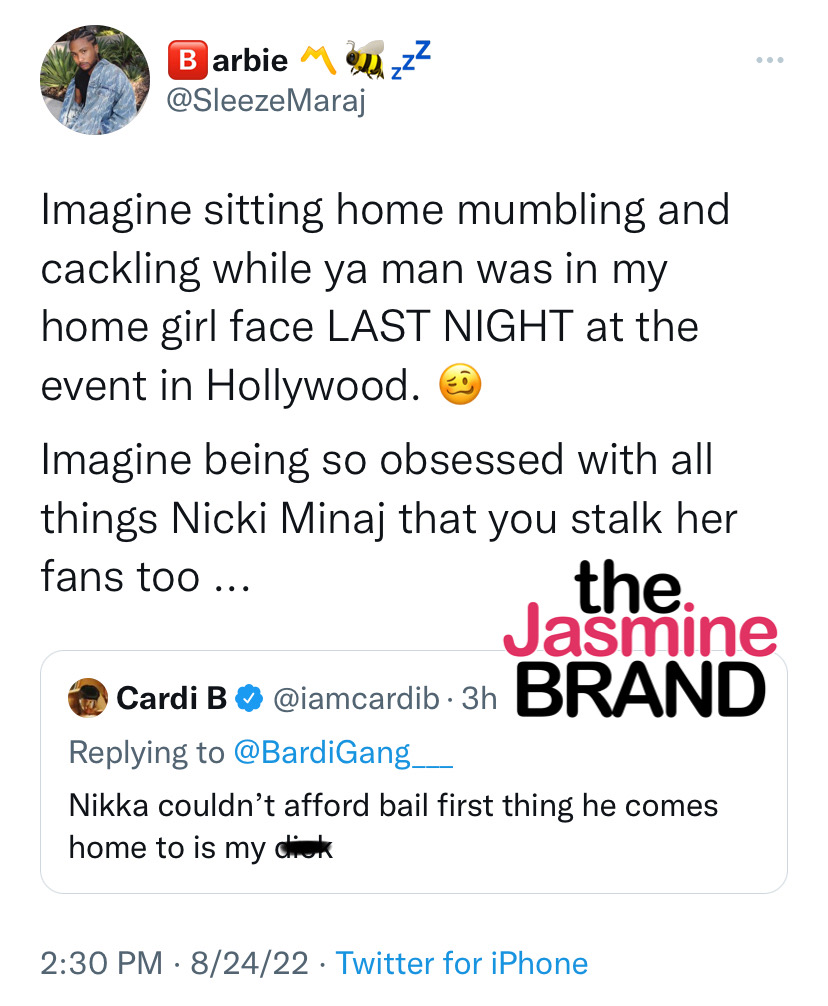 Cardi B Gets Into Heated Argument W/ Nicki Minaj Fan/Alleged Stylist ...