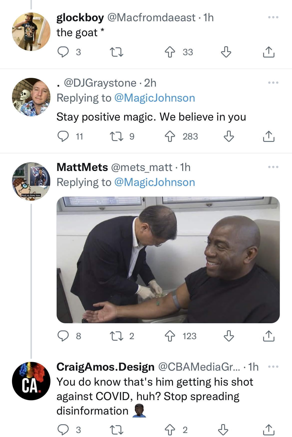 Magic Johnson Denies Claims That He Donated Blood Despite Being HIV ...