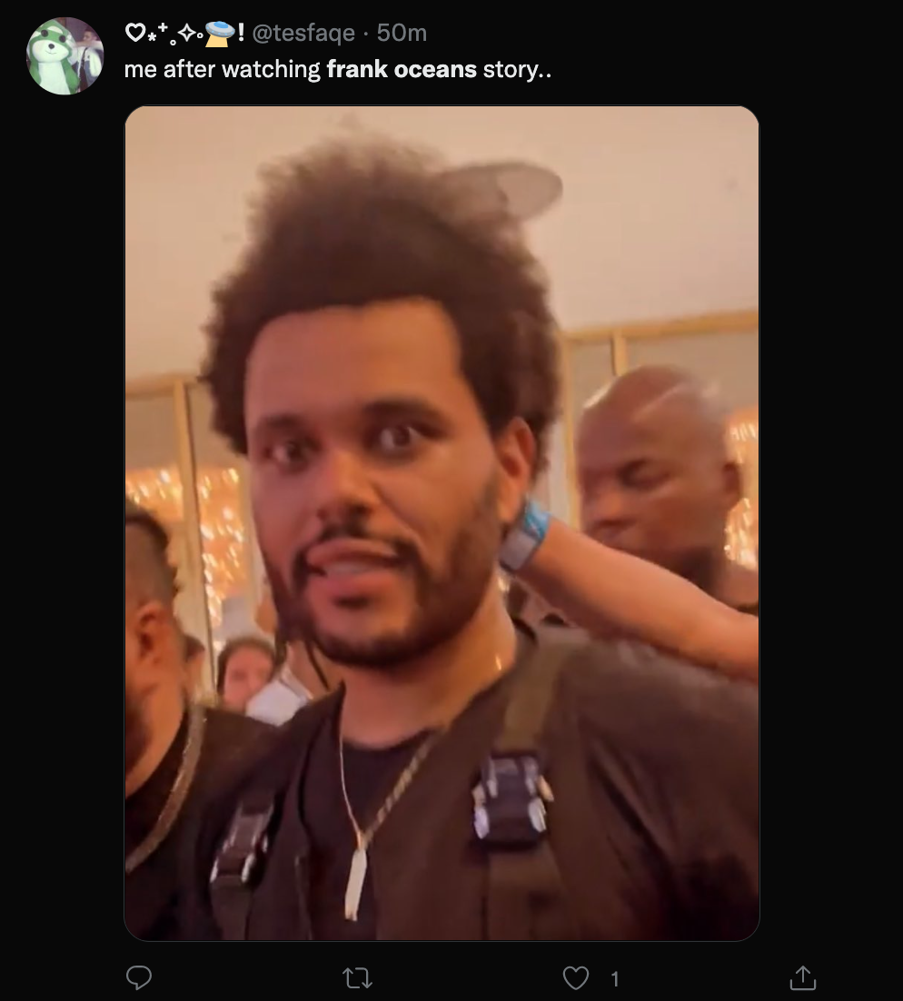 Frank Ocean Trends After Sharing An Image Of His Blurred Out Genitalia ...