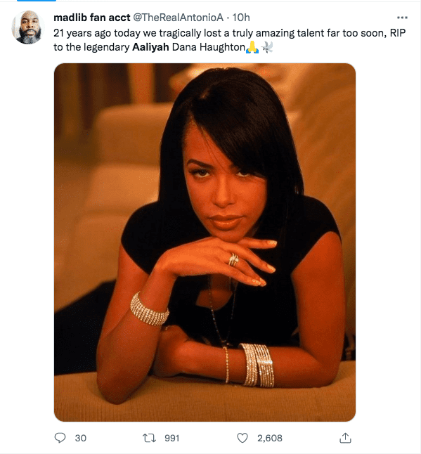 Aaliyah Trends As Fans Continue To Reflect On Her Passing 21 Years ...