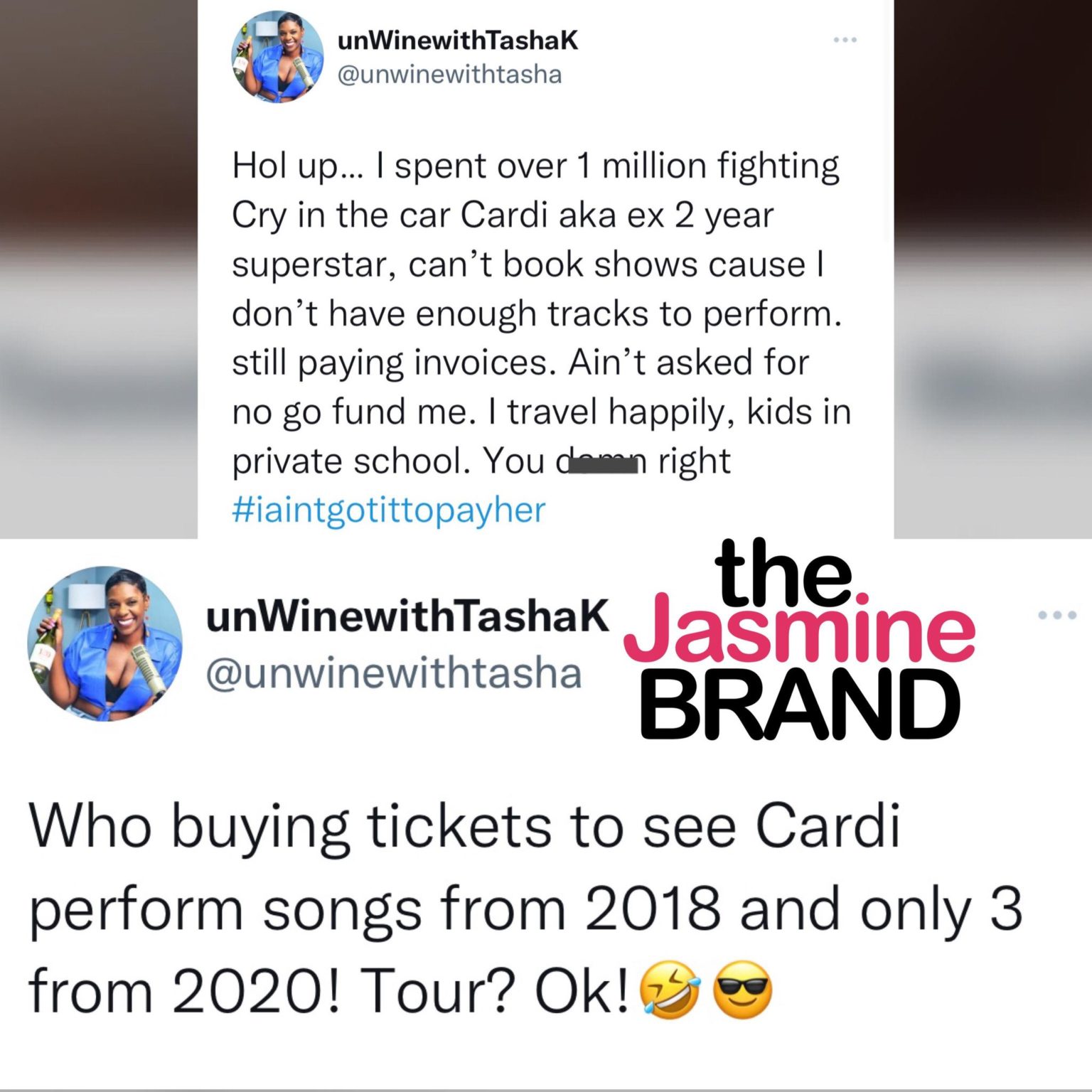 Update: Cardi B Moves To Seize Profits Made From Tasha K’s YouTube ...