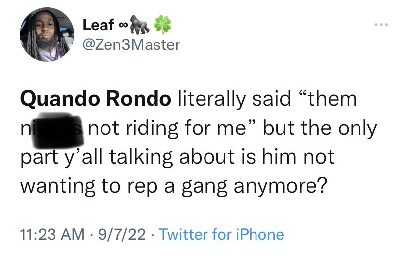 Rapper Quando Rondo Says He's Leaving His Gang After His Close Friend ...