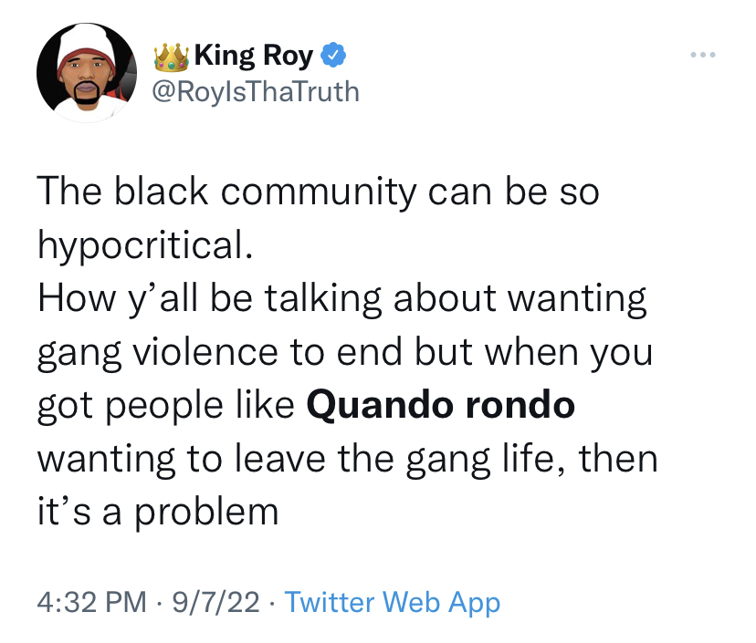 Rapper Quando Rondo Says He's Leaving His Gang After His Close Friend ...