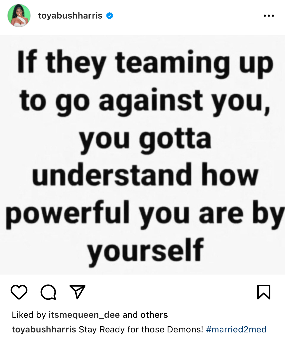 ‘Married 2 Medicine's' Toya Bush-Harris Seemingly Gets Into A Physical ...