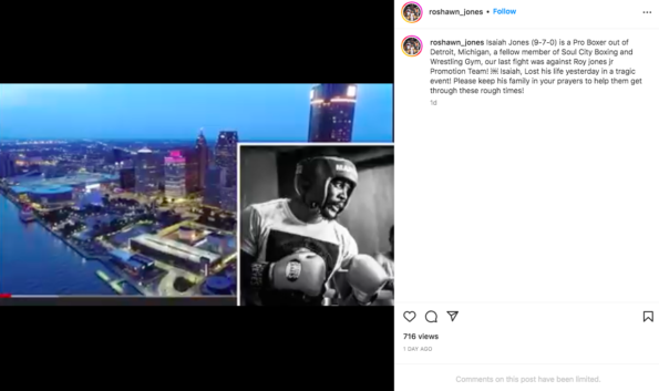 Boxer Isiah Jones Fatally Shot By Brother Following Verbal Dispute ...