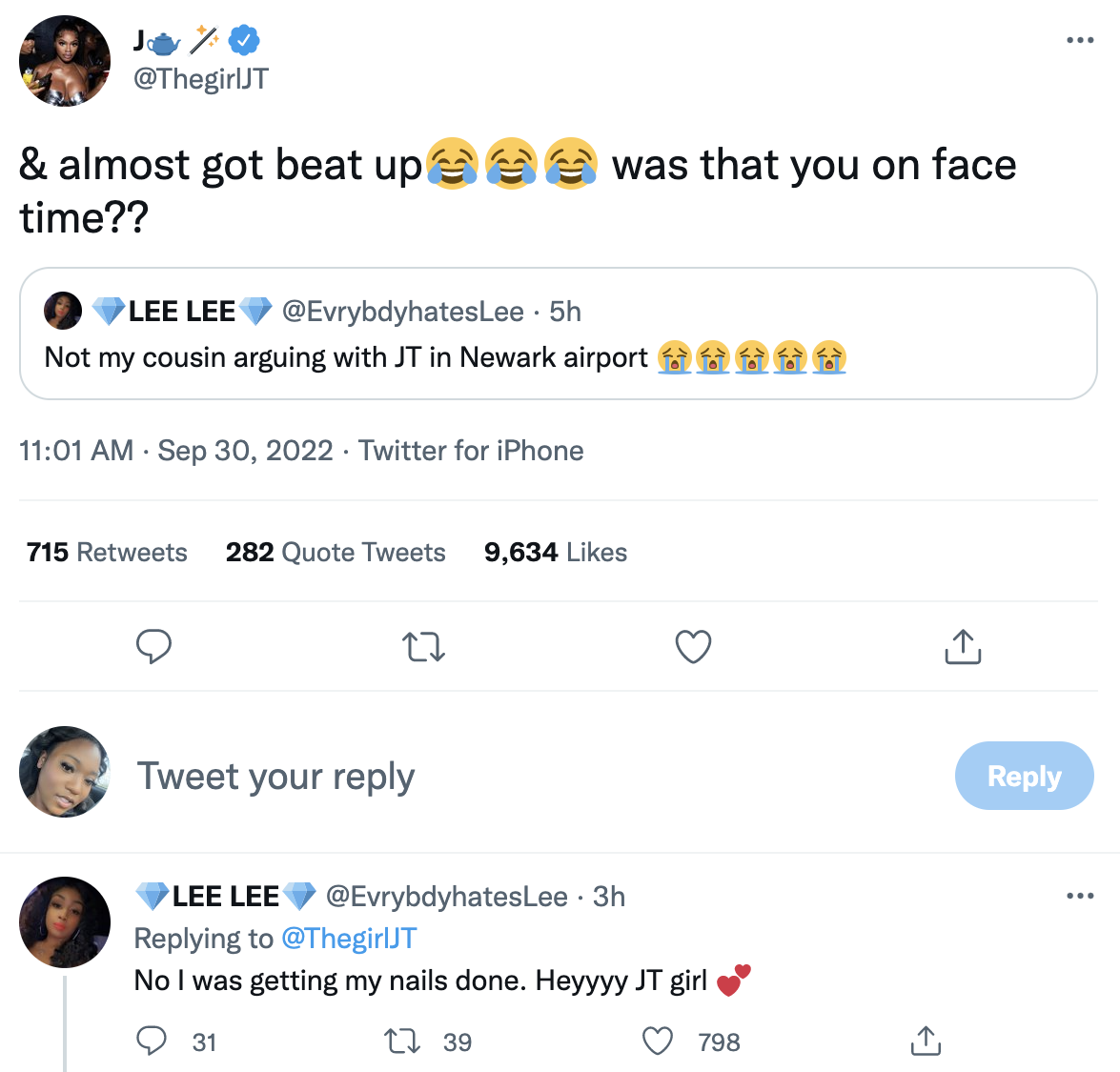 City Girls Rapper JT Recalls How A Fan Aggressively Followed Her Around ...