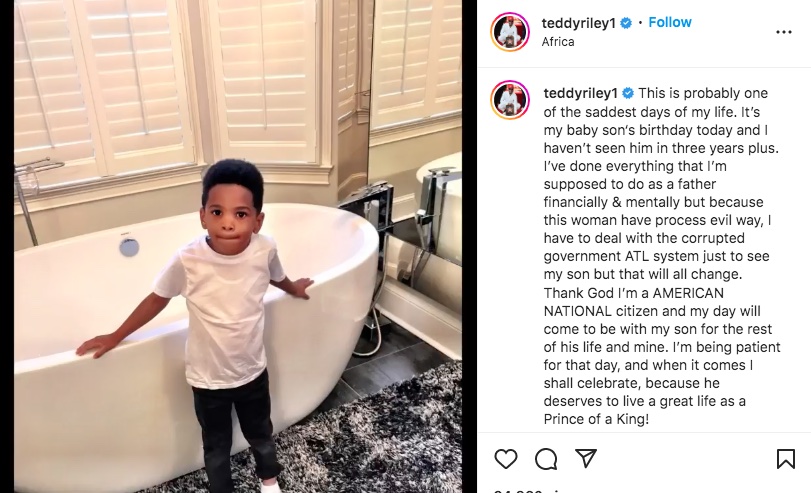 Teddy Riley Opens Up About Not Being Able To See His Son For Three ...