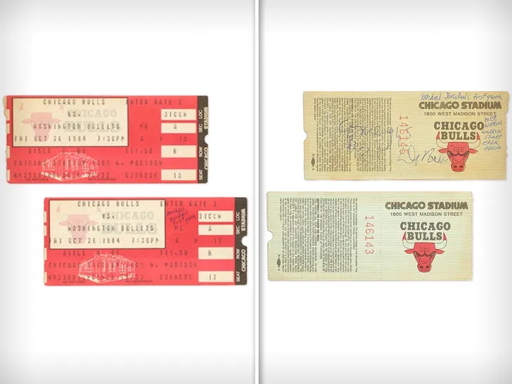 Michael Jordan – Ticket Stubs For MJ's NBA Debut Game Expected To Go ...