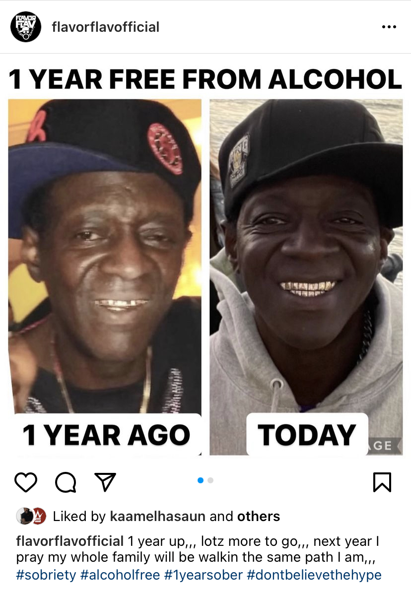 Flavor Flav Reveals He’s Been Sober For Nearly Two Years - theJasmineBRAND