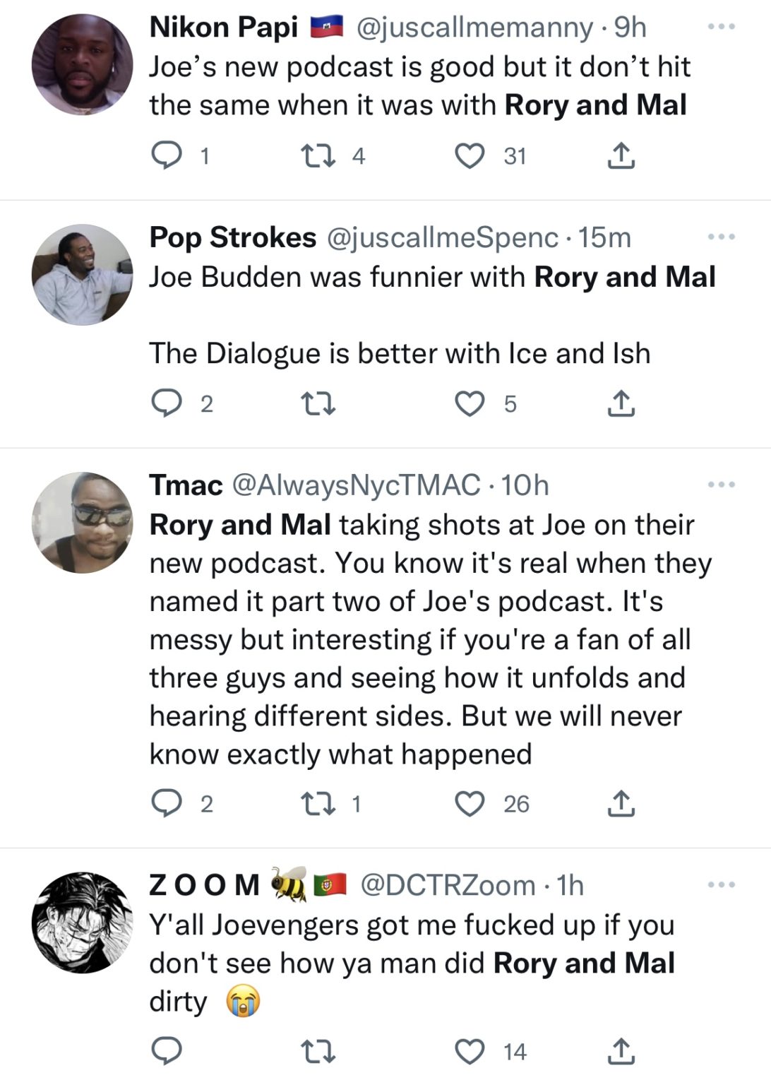 Rory & Mal Call Out Former Podcast Partner Joe Budden: The most money ...