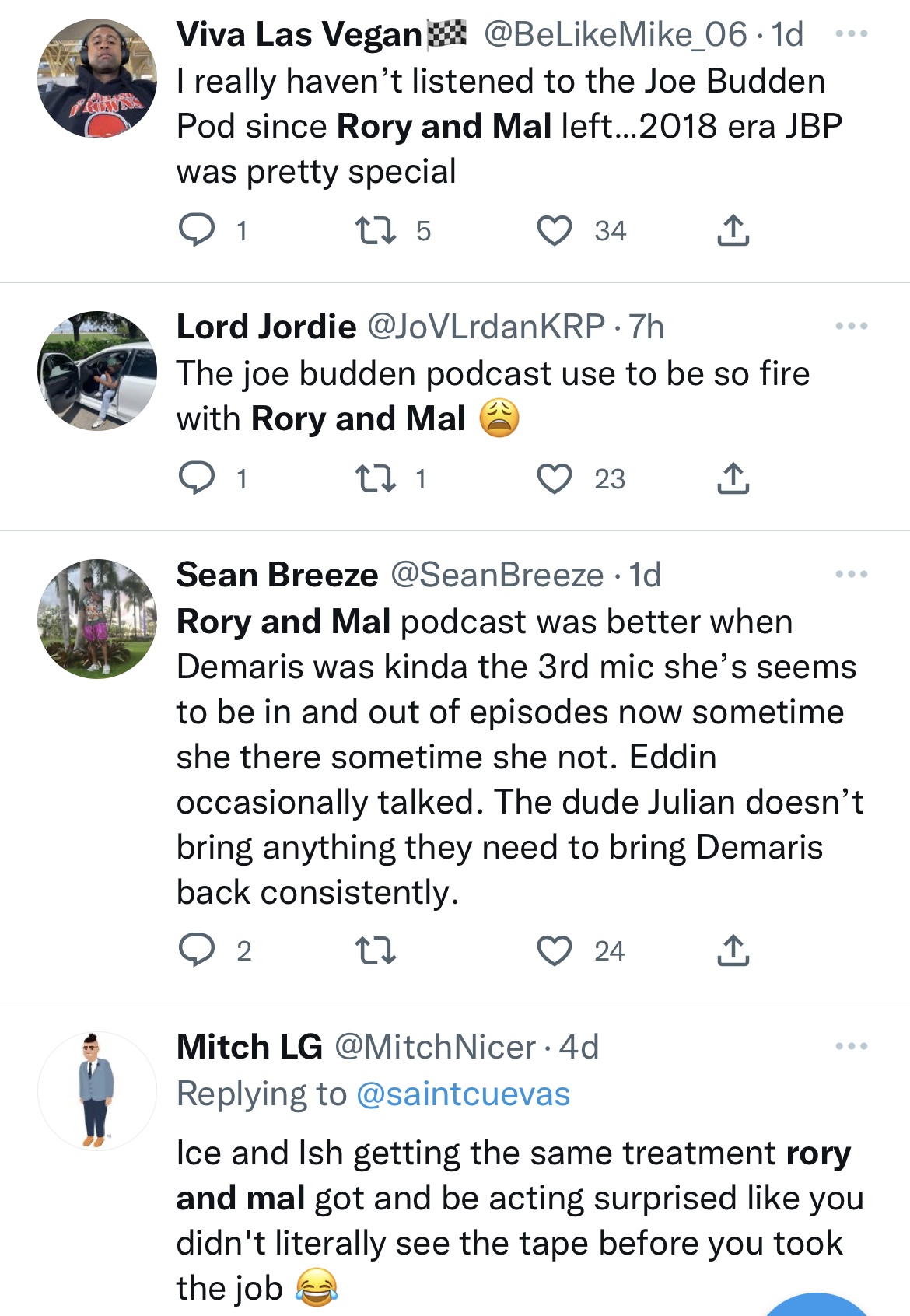 Rory & Mal Call Out Former Podcast Partner Joe Budden: The most money ...