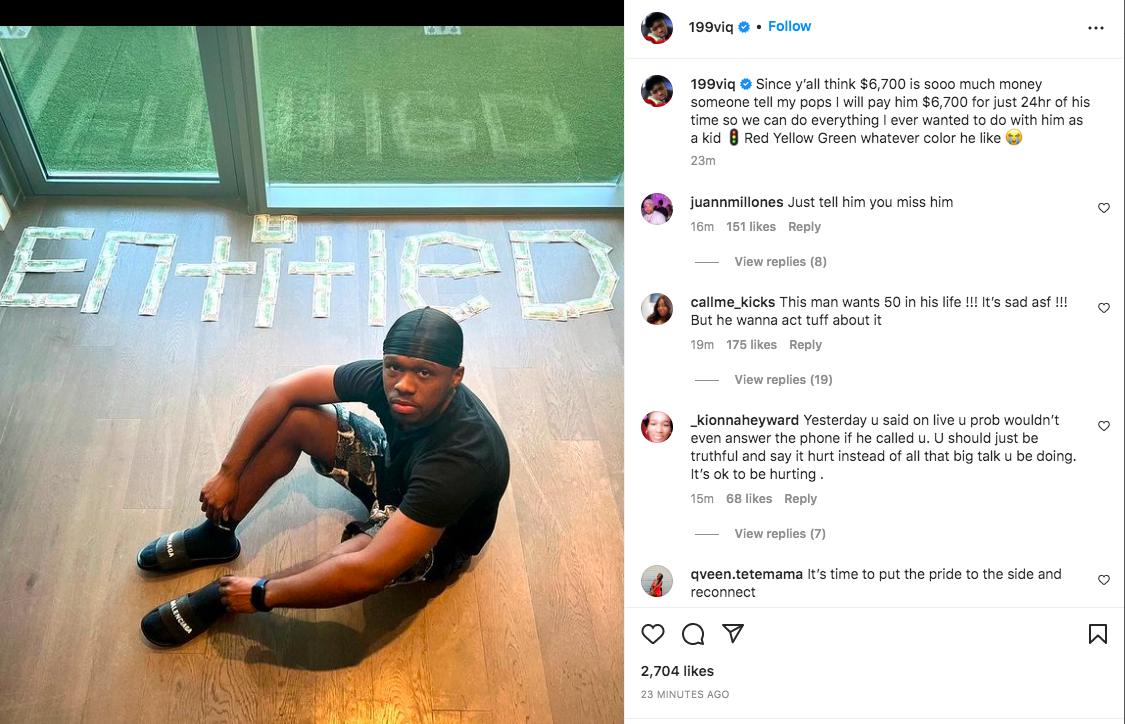 50 Cent’s Estranged Son Marquise Jackson Is Seemingly Ready To Rekindle ...