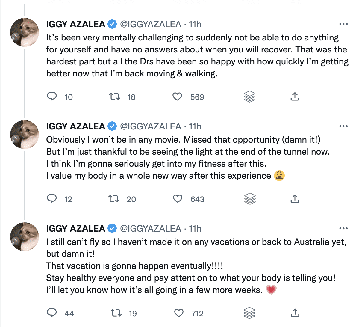 Iggy Azalea Reveals A Back Surgery She Thought Would Be 'Mundane' Left ...