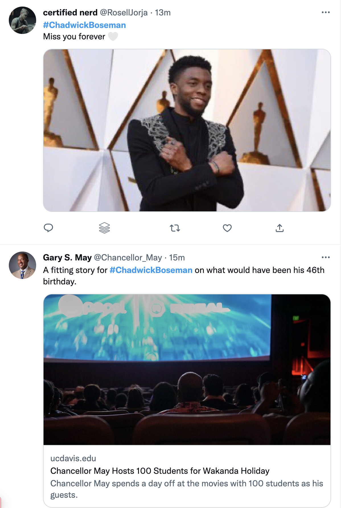 Famed Actor Chadwick Boseman Missed & Celebrated On What Would Have ...