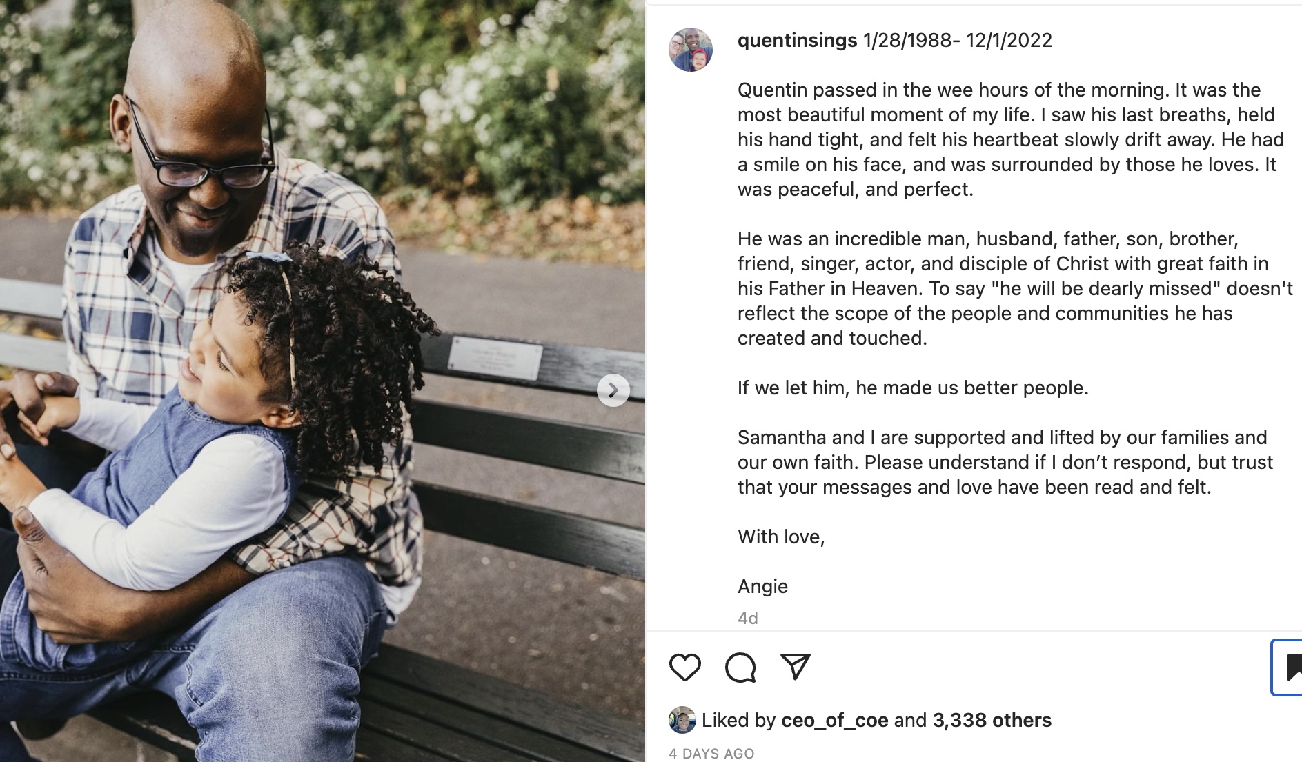 Broadway Actor Quentin Lee Dies From Colon Cancer At 34 [CONDOLENCES ...