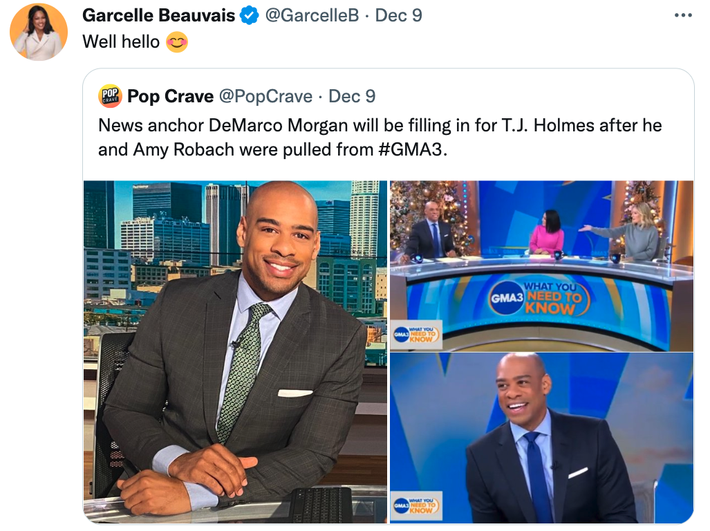 Garcelle Beauvais Sends Flirty Tweet To 'GMA3' Anchor DeMarco Morgan ...