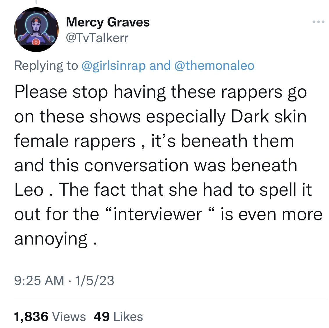 Rapper Monaleo Says ‘It's Definitely Easier For A Woman Of A Lighter ...