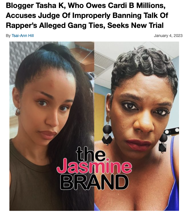 R. Kelly Allegedly Accuses Blogger Tasha K Of Witness Tampering: She ...