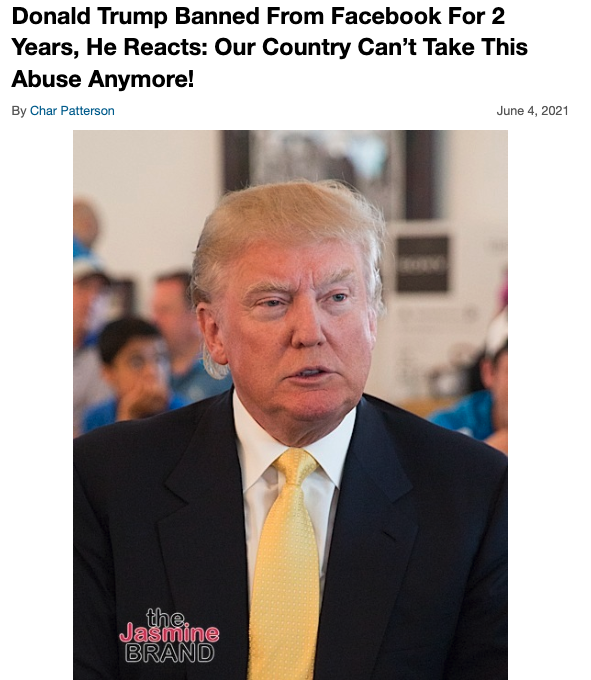 Donald Trump's Facebook & Instagram Accounts Return Shortly After Meta ...