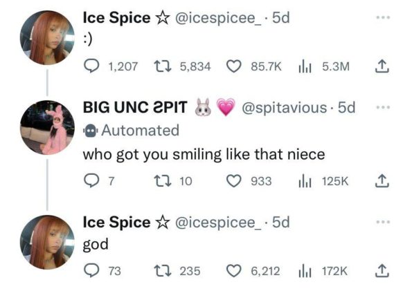 Ice Spice Allegedly Denies Rumors That She's Dating Lil Tjay After The Rapper Gifts Her A ...