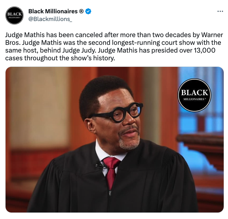 Update: Judge Greg Mathis Lands New Court Series w/ Byron Allen's Media ...