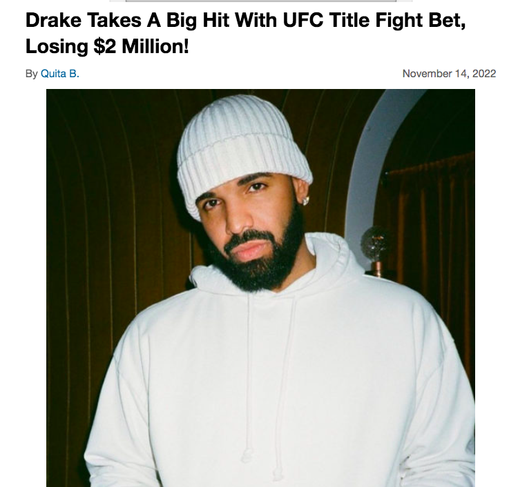 Drake Loses $400K After Betting On Jake Paul, Boxer Suffers First Loss ...