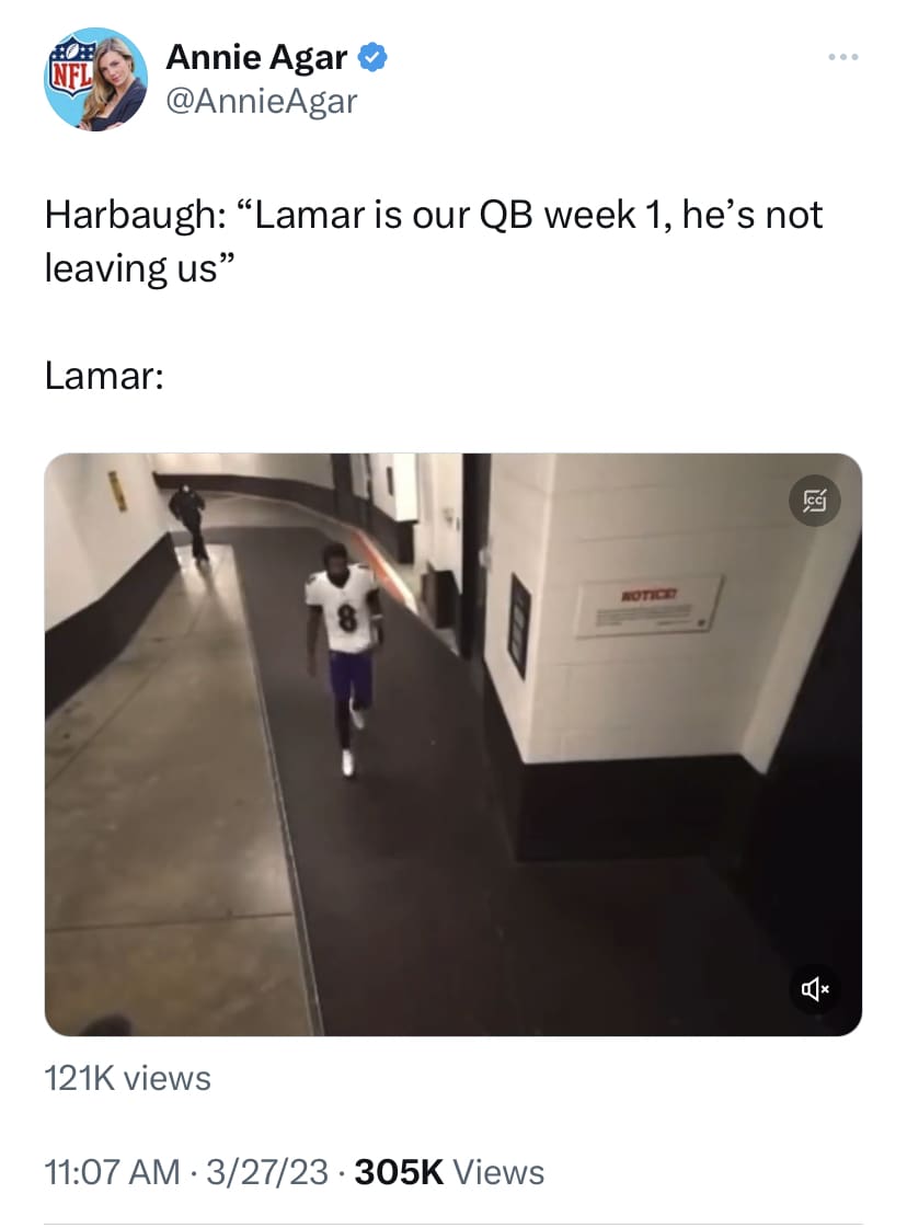 NFL Star Lamar Jackson Trends On Twitter After Quarterback Reveals He’s ...