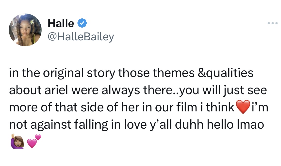 Halle Bailey Discusses How Disney ‘Updated’ Ariel’s Character For 'The ...