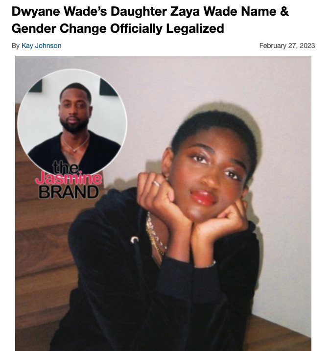 Dwyane Wade's Daughter Zaya Shares Lessons Learned From Stepmom ...