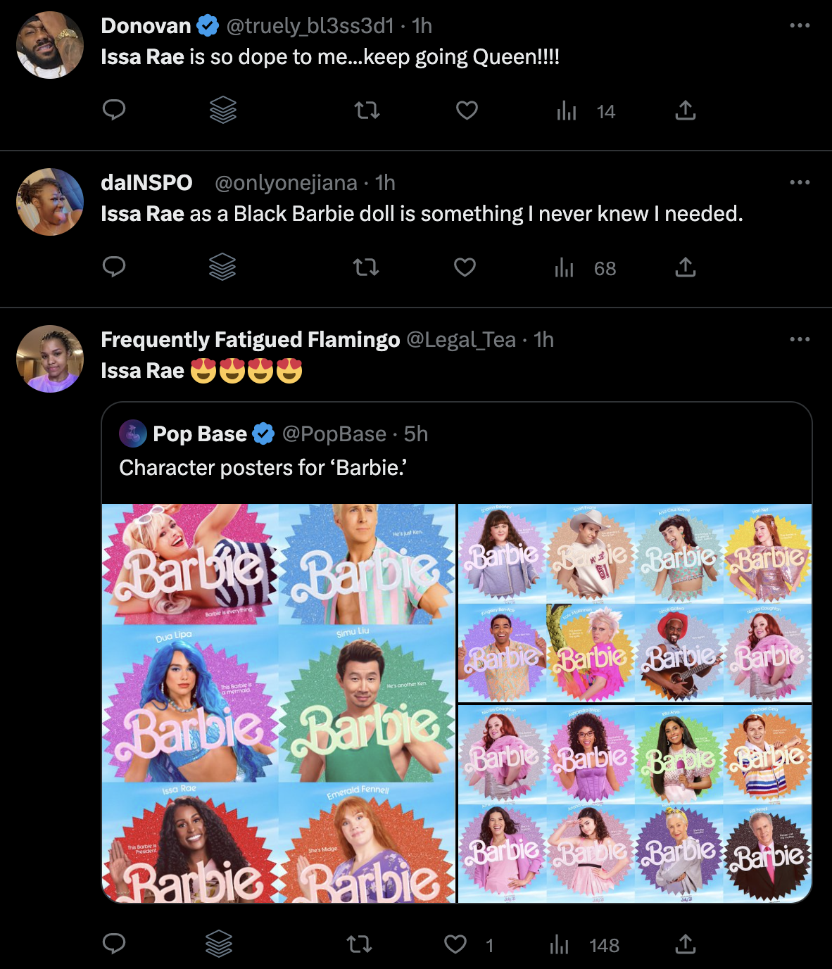 Issa Rae Trends As Fans React To Her Role As 'President Barbie' In ...