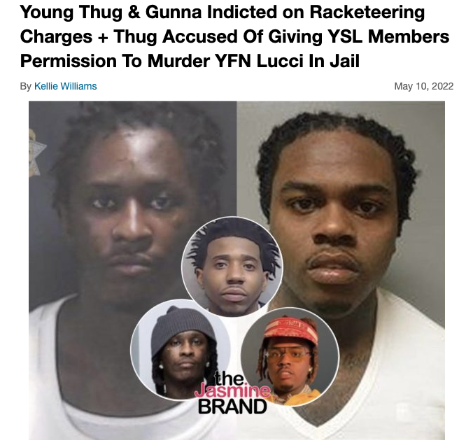 Young Thug's Codefendant In YSL RICO Trial Dropped After Being ...