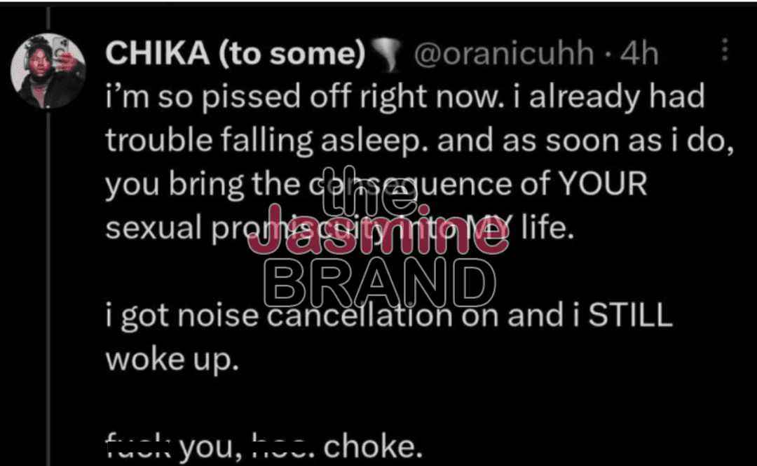 Rapper Chika Clashes w/ Tiny’s Daughter Zonnique Pullins & Family ...