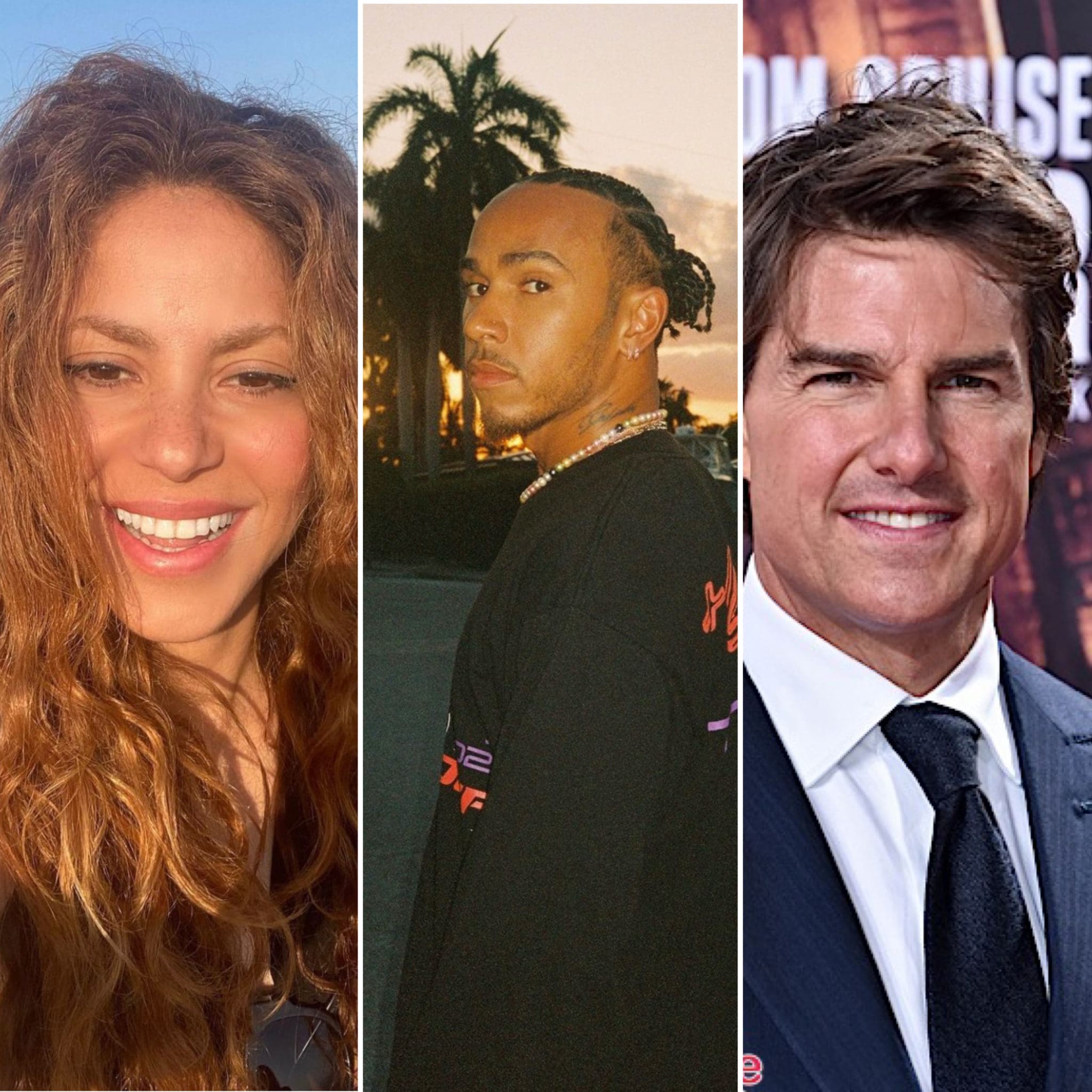 Shakira Sparks Dating Rumors w/ British Racing Driver Lewis Hamilton ...