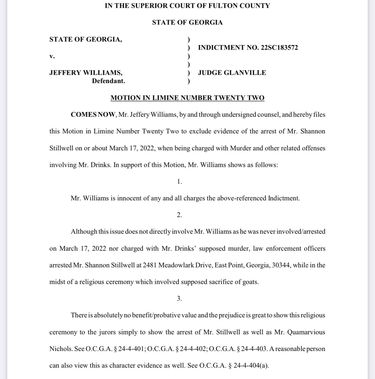 Young Thug's Attorney Files Motion To Exclude Footage Of Co-Defendant's ...