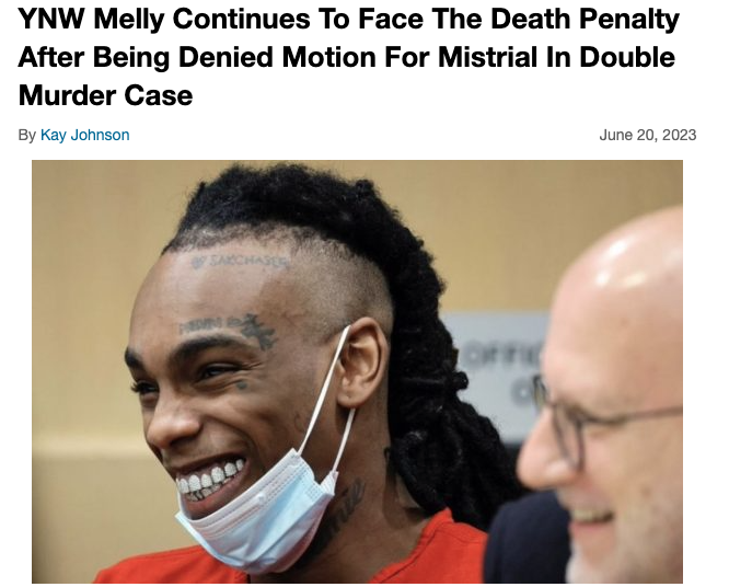 YNW Melly's Mother & Brother React To Prosecutors Confirming They Will ...