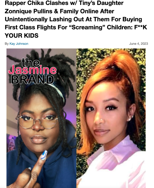 Chika Gets Into Heated Exchange w/ Followers After Expressing Her ...