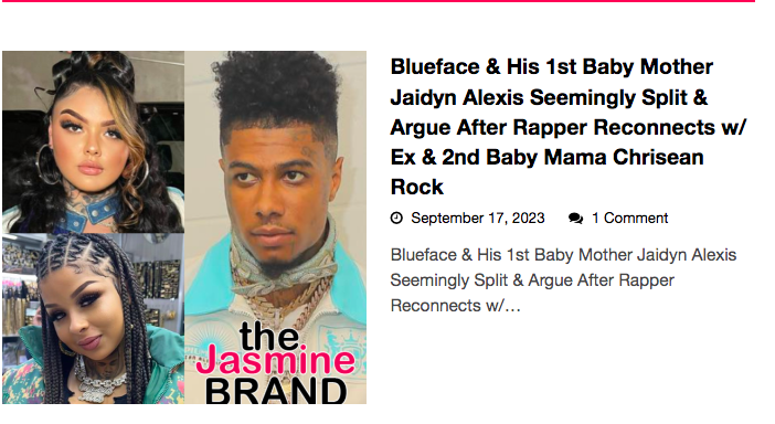 Chrisean Rock Apologizes To Blueface For Ongoing Drama, Explains They ...