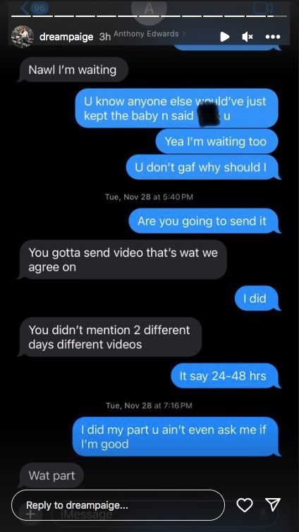 NBA Player Anthony Edwards Issues Apology After Woman Claims He Paid ...