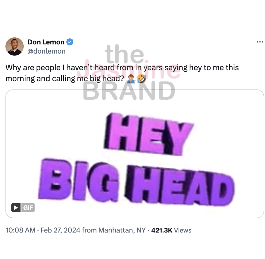 Don 'Where The Money Resides' Lemon Jokes About Getting 'Hey Big Head ...